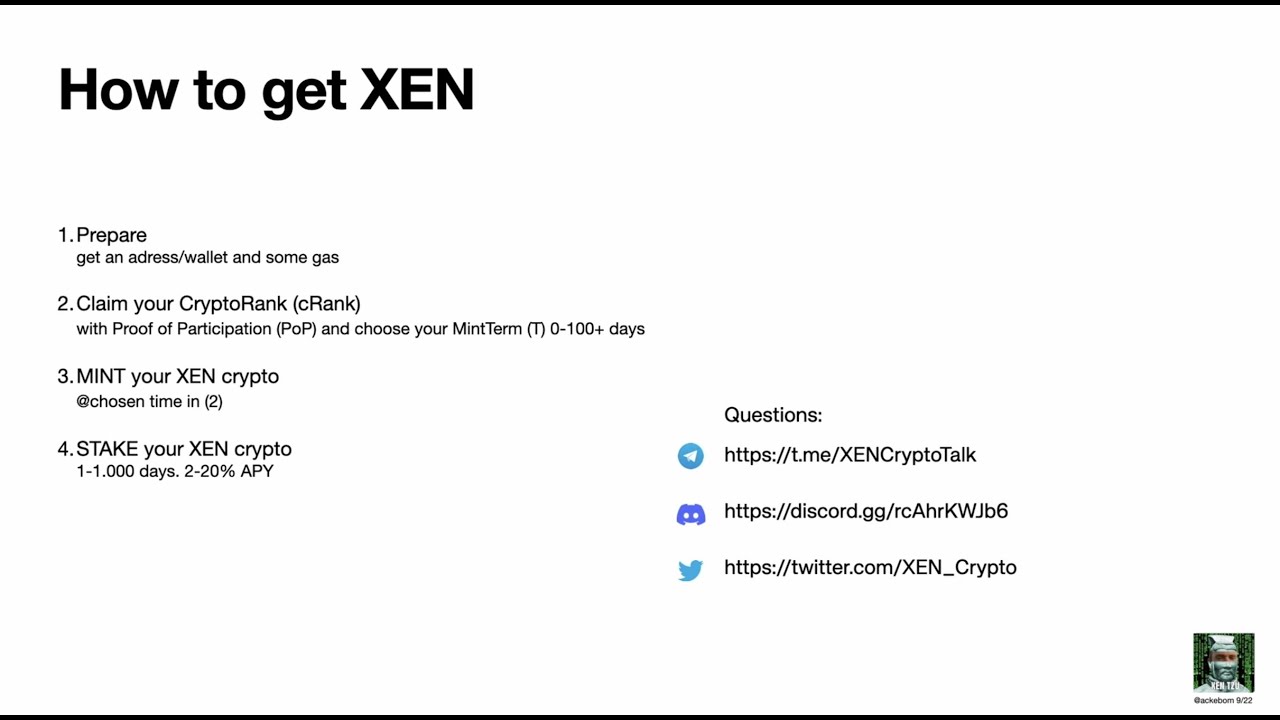 HIT#1 (3/6)- HOW to get/mint XEN crypto - YouTube