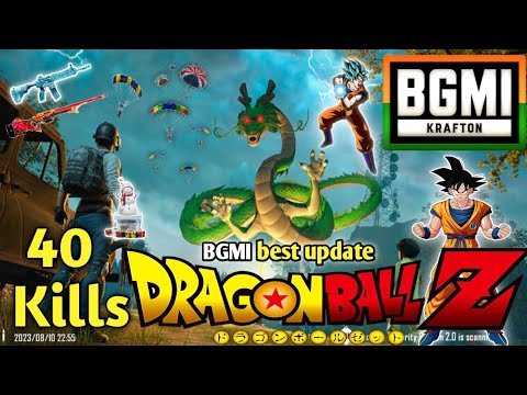 BGMI NEW DRAGON BALL z Gameplay🤯🤯| 40 Kills | 1V4 | #bgmi #dragonball ...
