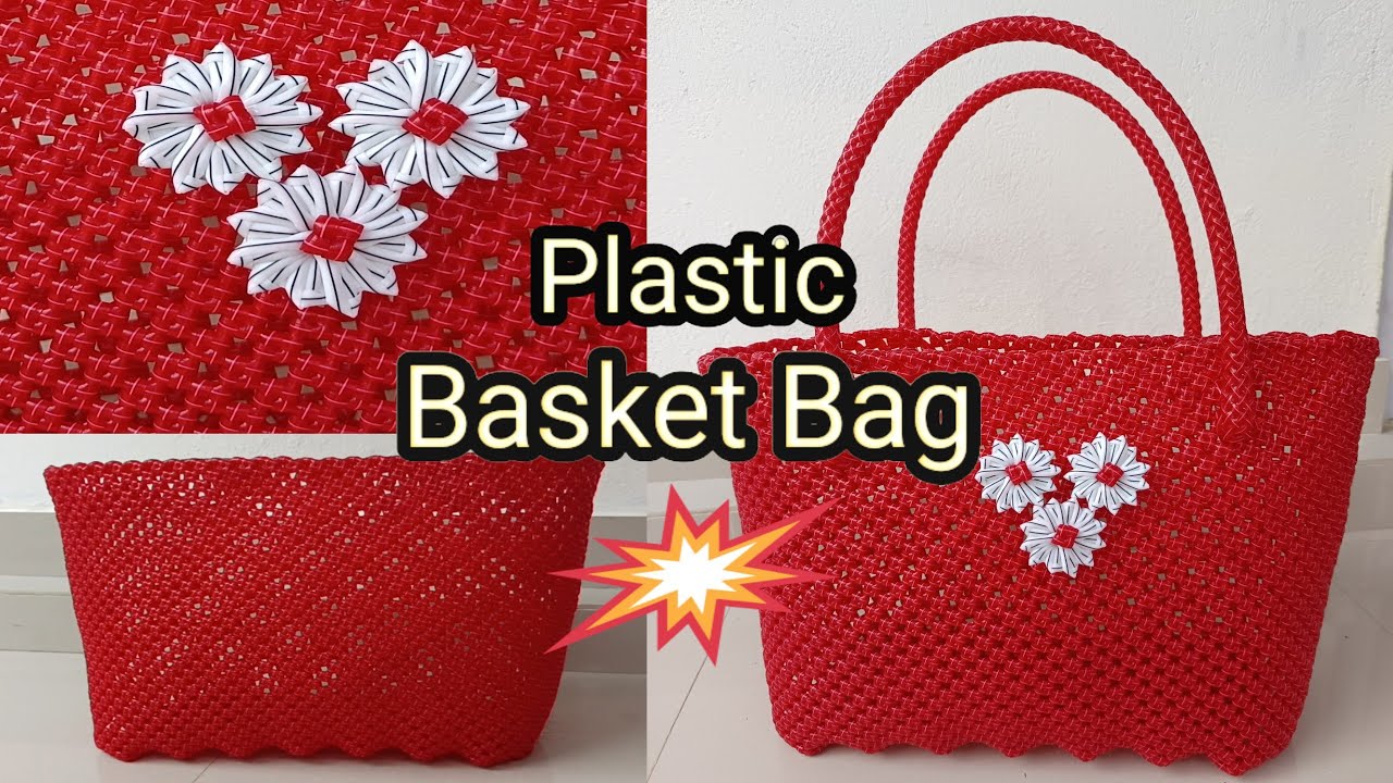 Plastic Wire Basket Bag for Beginners🔥// Plastic Wire Hand Bag Making🔥 ...