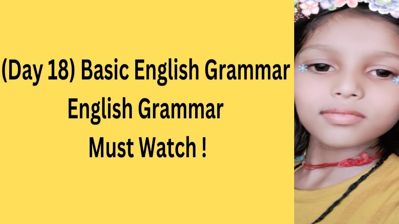 Day 18 : Full English Grammar | English Grammar | English Lessons ...