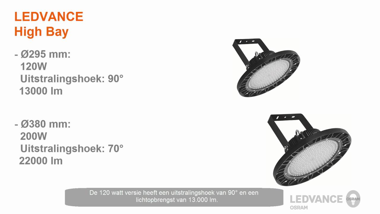 LEDVANCE High Bay armatuur - productintroductievideo - YouTube