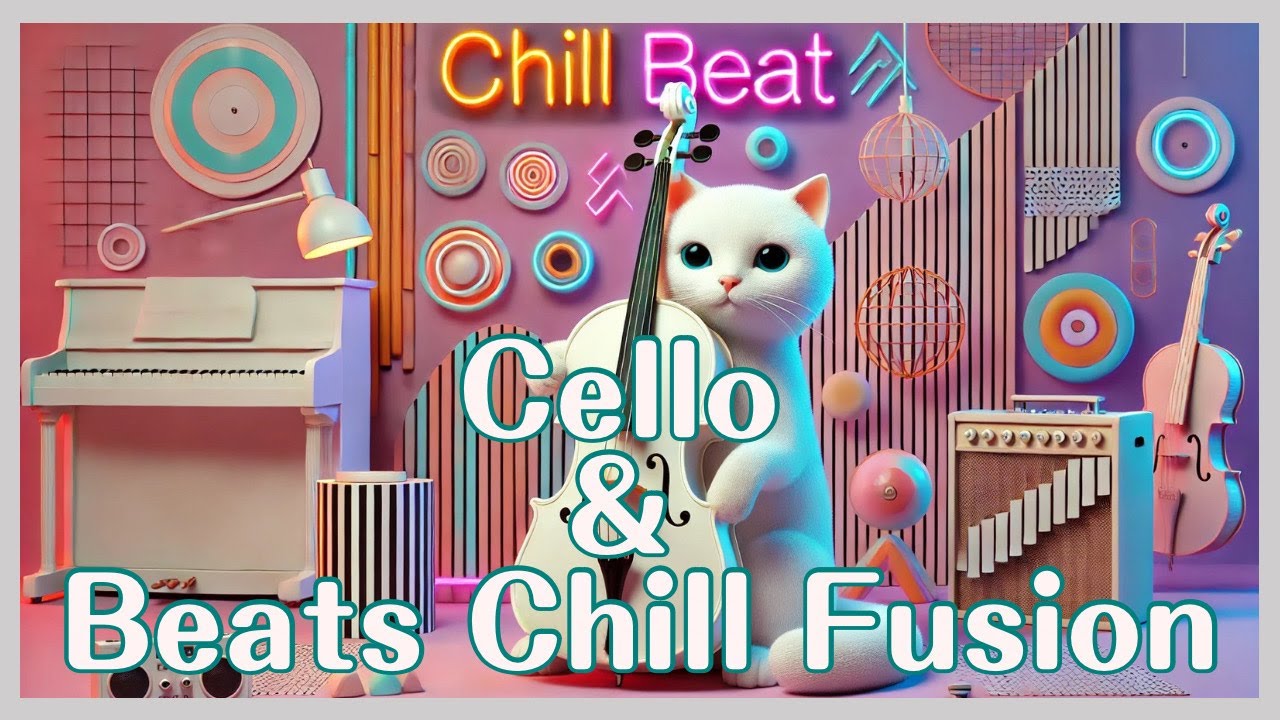 『Cello & Beats Chill Fusion 』 チェロ、作業用BGM、Study, Work,TeaTime, Commute ...