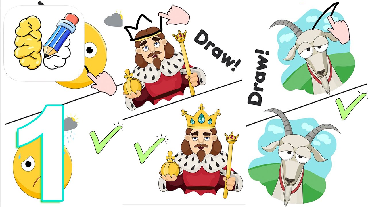 DOP: Draw One Part Gameplay Walkthrough Part 1 Level 1-40 (IOS/Android ...