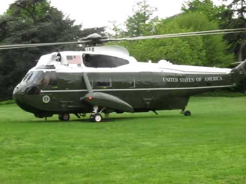 Marine One Taking Off - YouTube