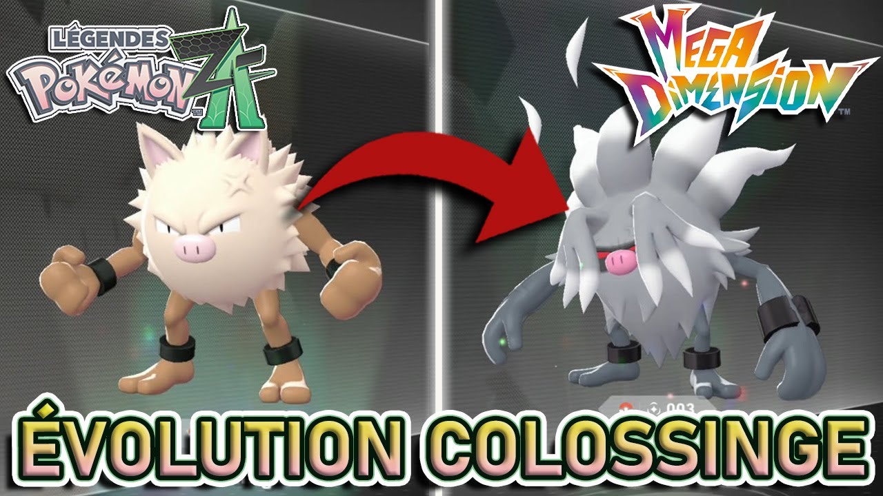 FAIRE ÉVOLUER COLOSSINGE EN COURROUSINGE | Légendes Pokémon ZA [ DLC ...