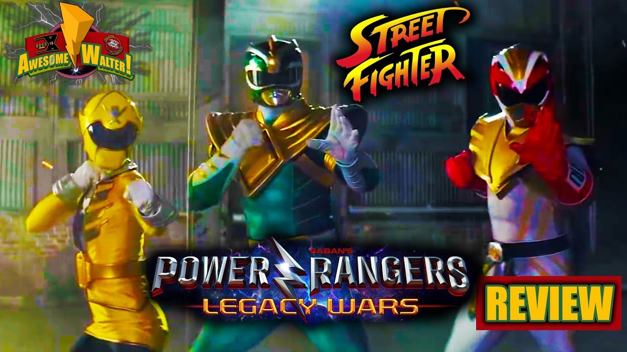 Power Rangers Legacy Wars: Street Fighter Showdown Review - YouTube