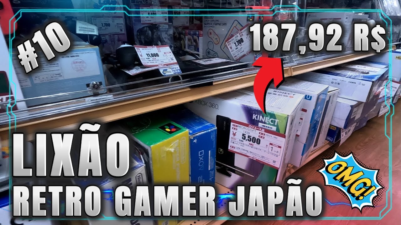 LIXÃO RETRO GAMER JAPÃO CAÇADA GAMER NO HARD OFF JUNK, INCRÍVEL GAMES ...