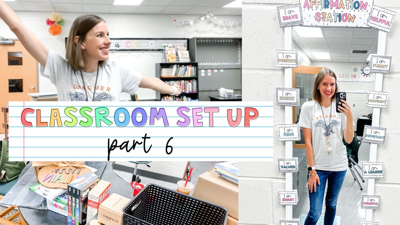 CLASSROOM SET UP part 6 | finishing touches - YouTube