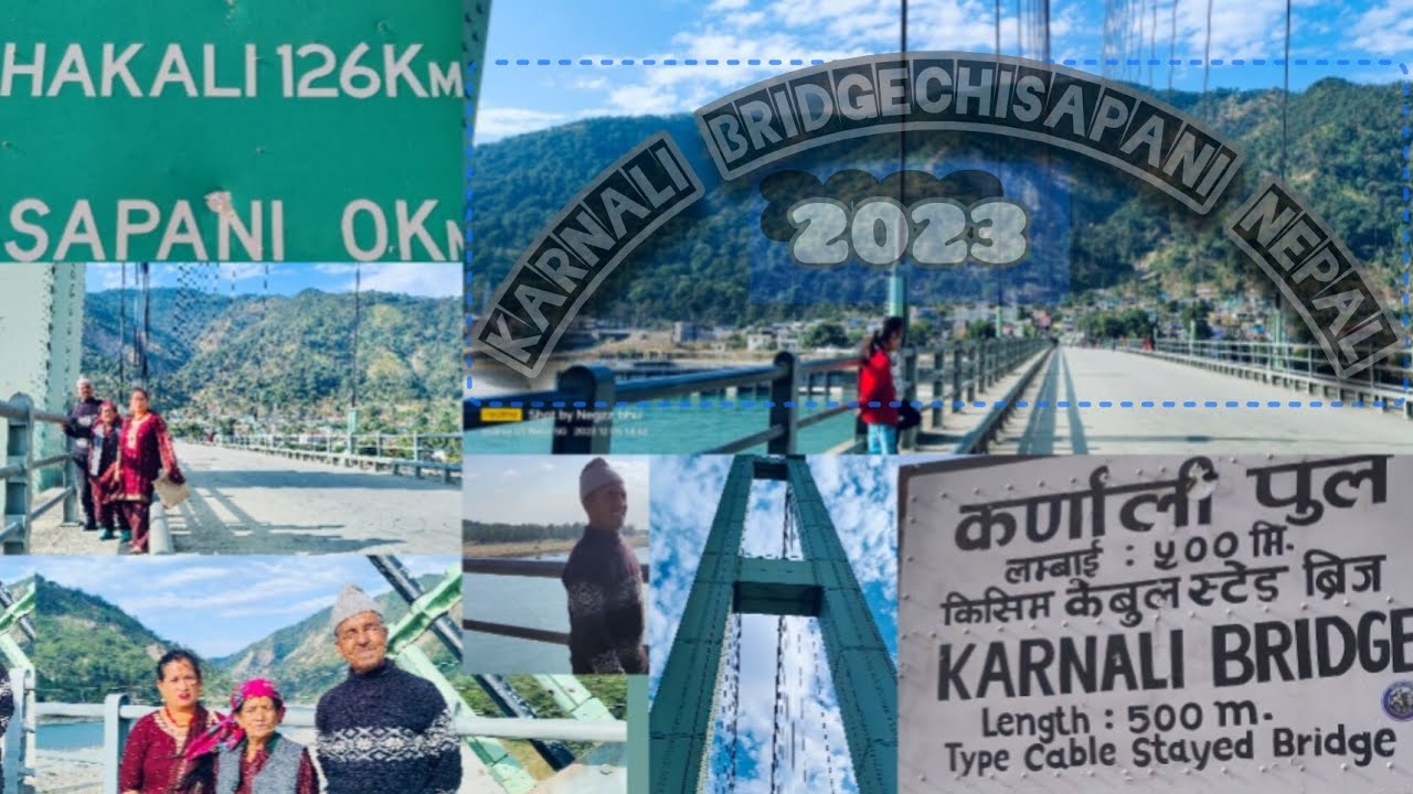 Chisapani Karnali Bridge 🌉 Nepali Trip with Nepal family #nepalvlog # ...