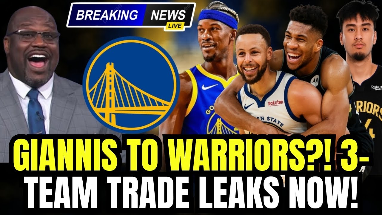BREAKING: 3-TEAM TRADE COULD SEND GIANNIS Antetokounmpo TO GSW TODAY ...