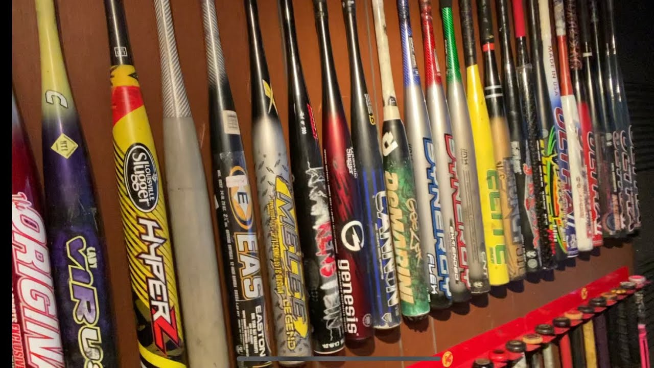 The rarest softball bat collection of all time - YouTube