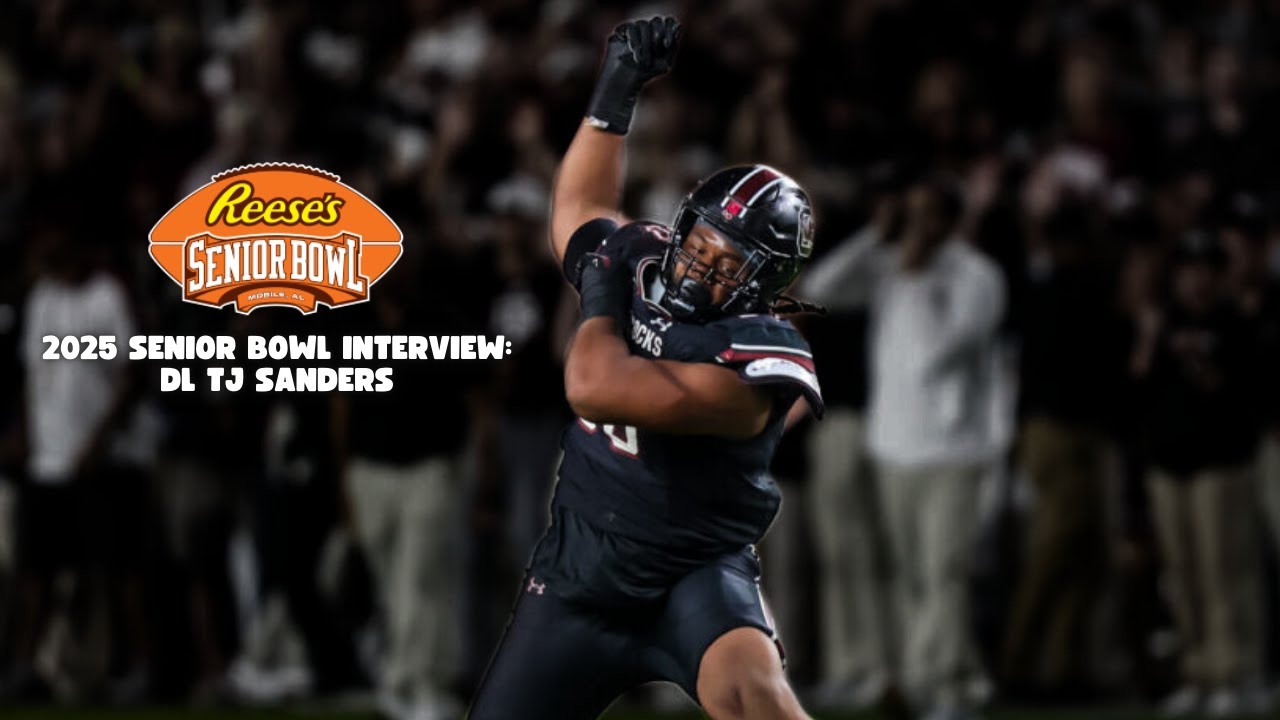 South Carolina DL TJ Sanders | 2025 Senior Bowl Interview | NFL Draft ...