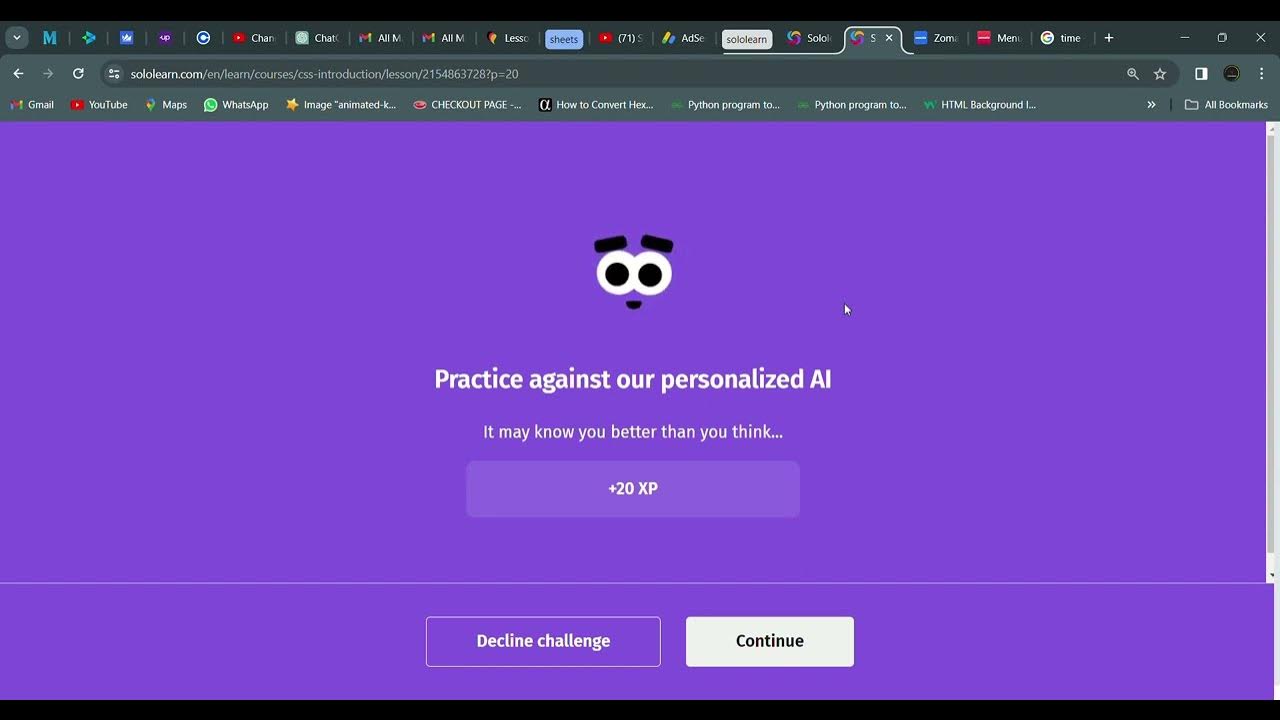 33 Ai Generated Practice Introduction To Css Sololearn Youtube