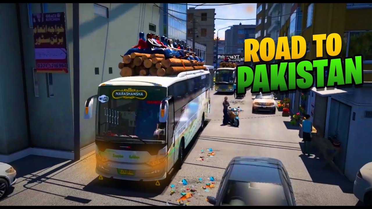 ROAD TO PAKISTAN BUSS DRIVING || ETS 2 - YouTube
