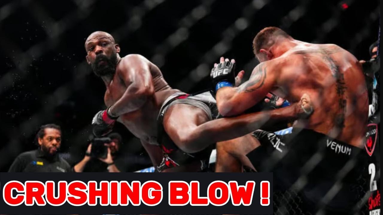 Crushing Leg Kick.UFC 309: Jones Knocks out Miocic! - YouTube