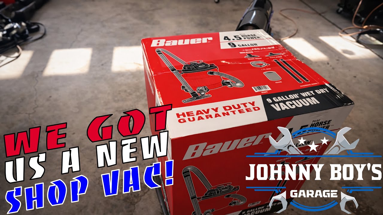 Harbor Freight's Bauer 9 Gallon Wet/Dry Vacuum 56202 - YouTube