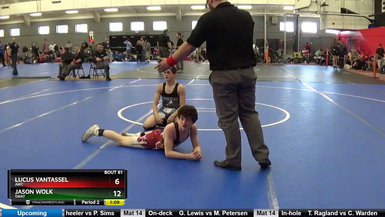 UWW Cadet Freestyle 55 KG Lucus VanTassel AWC Vs Jason Wolk SWAT - YouTube