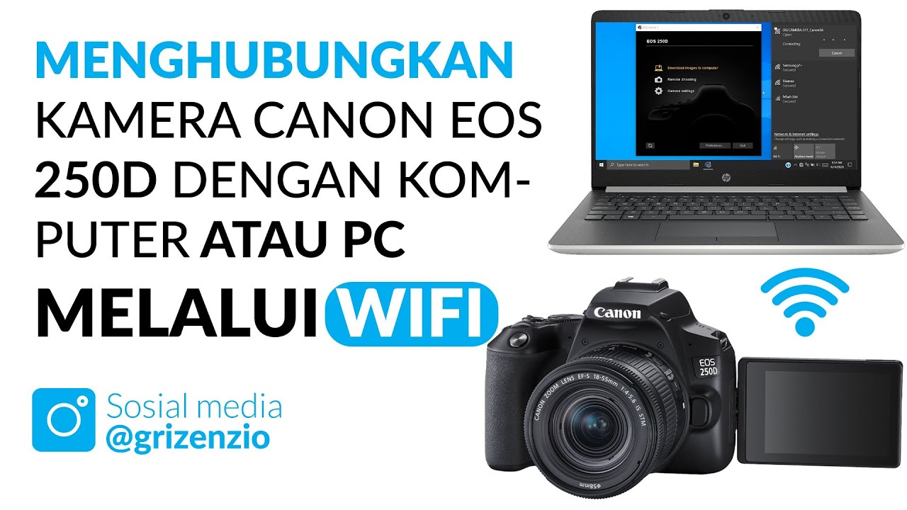 How To Connect A Canon EOS 250D Camera With A Computer Using The Canon how-to-connect-a-canon-eos-250d-camera-with-a-computer-using-the-canon