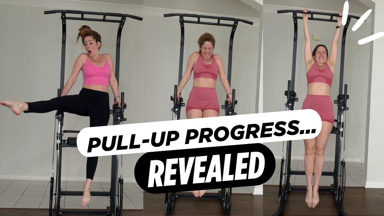 Home workout training - Power Tower Pull Up Bar Station - YouTube
