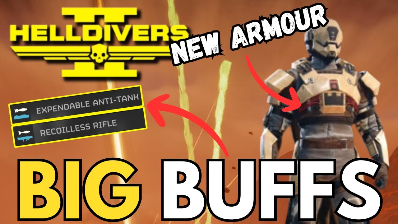 Helldivers 2 - BIG BUFFS to some critical Stratagems, New gear and ...