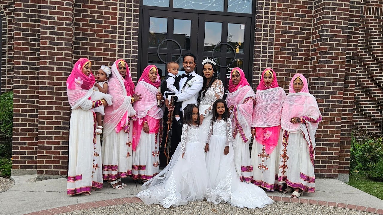 Eritrean Wedding bilen music Andemariam and Feben in calgary stage ...
