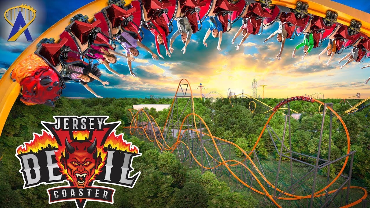 Jersey Devil Coaster coming 2020 to Six Flags Great Adventure - YouTube