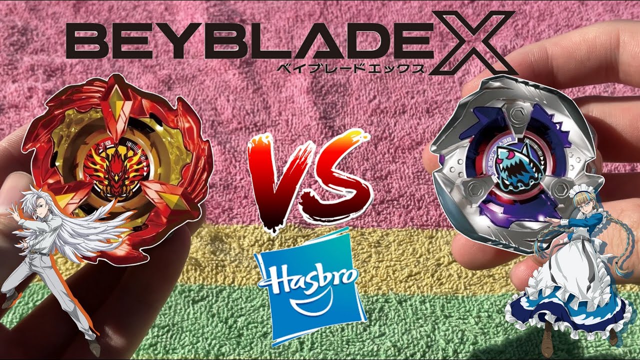 Beyblade X HASBRO Battle Soar Phoenix VS Keel Shark - YouTube