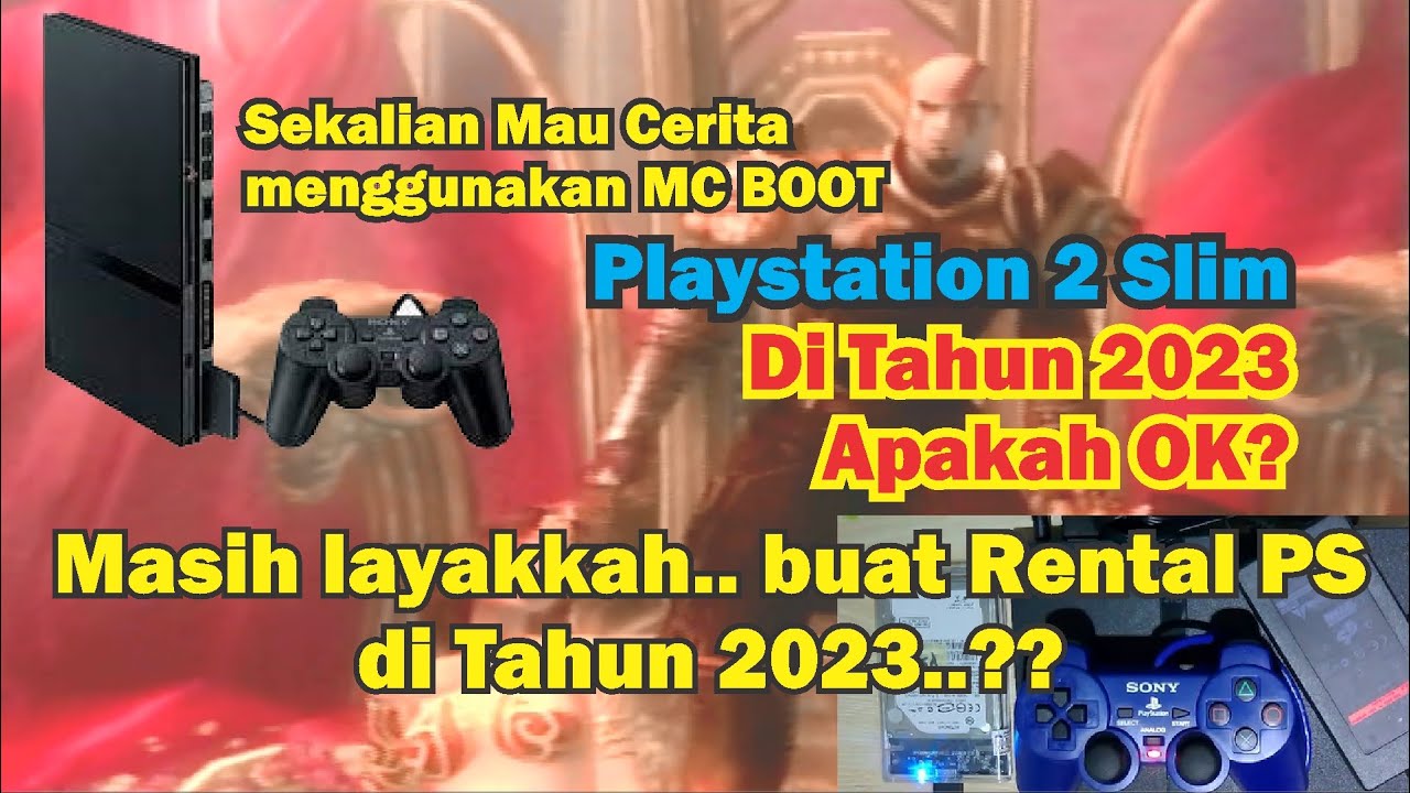 beli PS2 Slim di tahun 2023 apa OK sekalian review cara makai MCBOOT ...