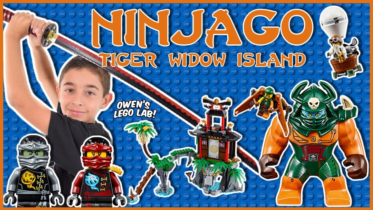 Kid Review - LEGO Ninjago Tiger Widow Island #70604 Time Lapse Build ...