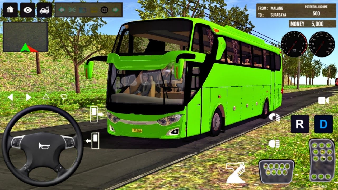 Euro Coach Bus Realistic Public Transport Simulator 3D - Indonesia Bus ...