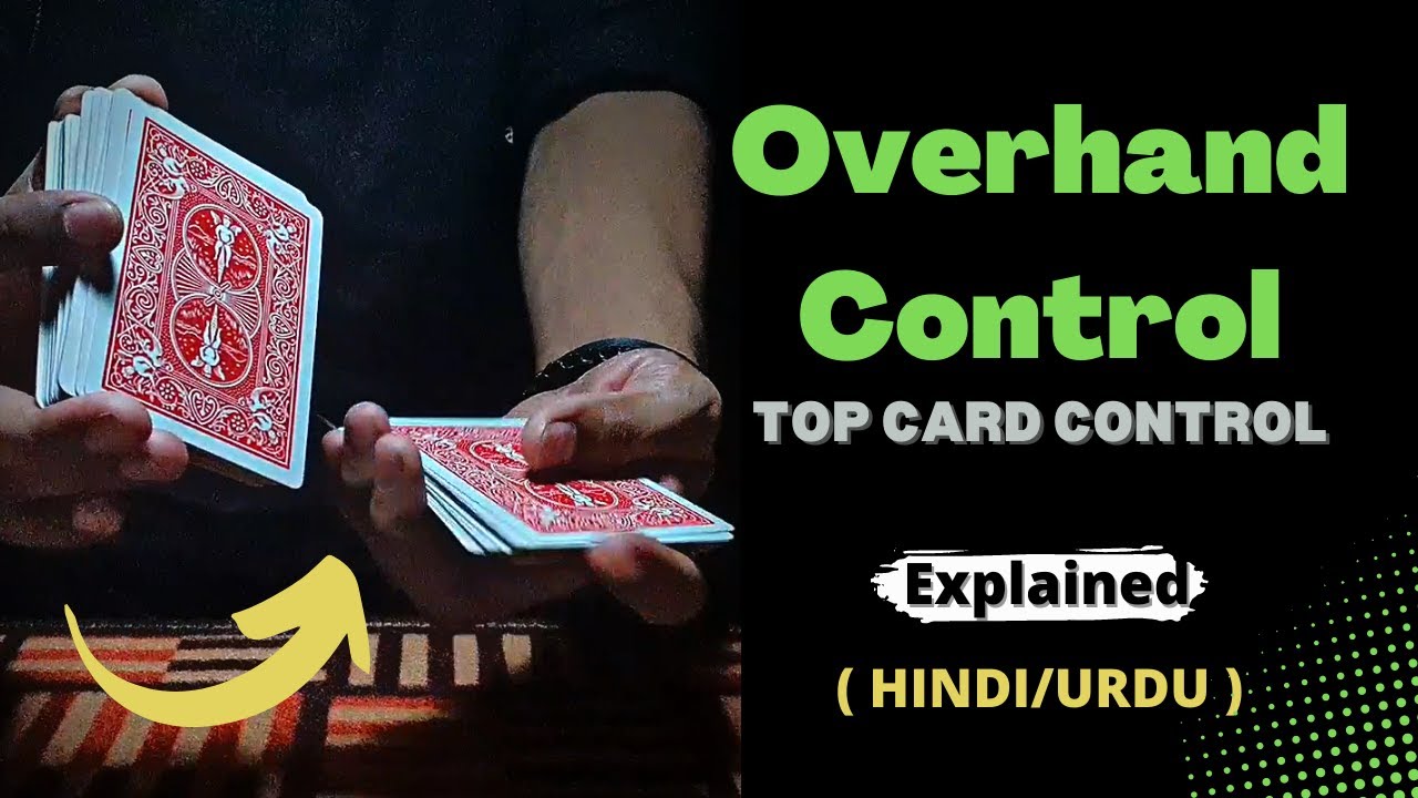 Overhand Shuffle card control tutorial in hindi/Urdu - YouTube