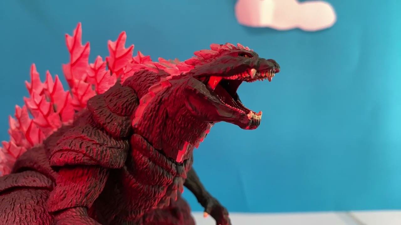Sh MonsterArts Godzilla Ultima stop motion roar test - YouTube