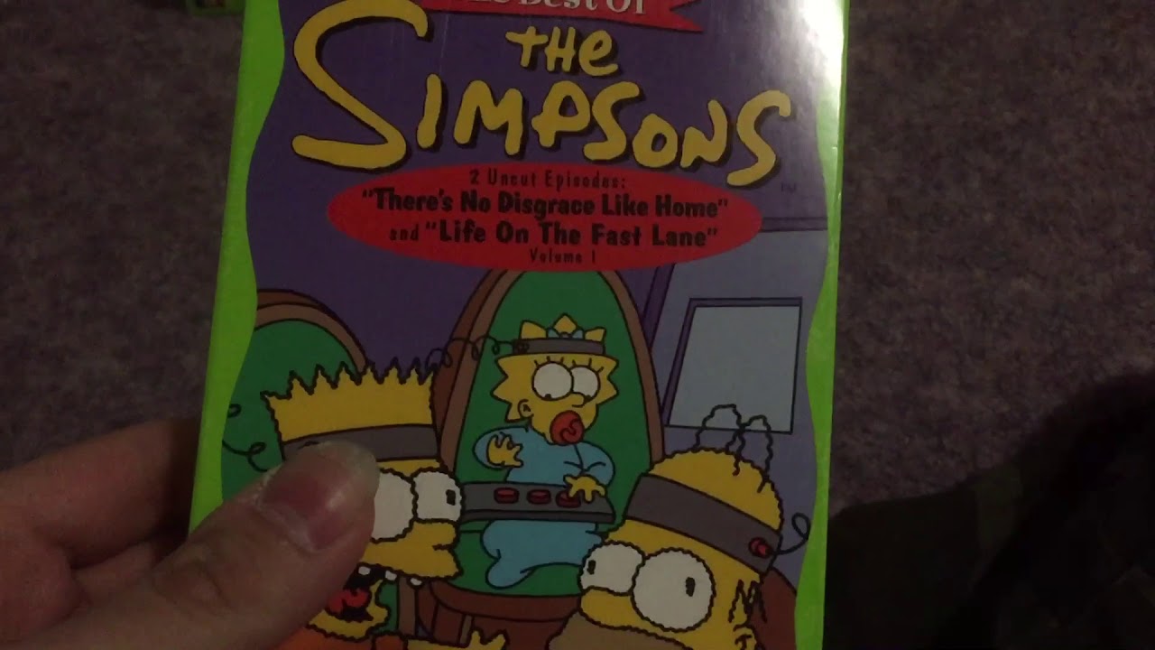 The Best Of The Simpsons Box Set 1 VHS Unboxing - YouTube