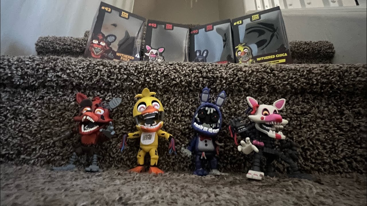 New Youtooz Withered Fnaf Unboxing 🥳 Youtube 2964