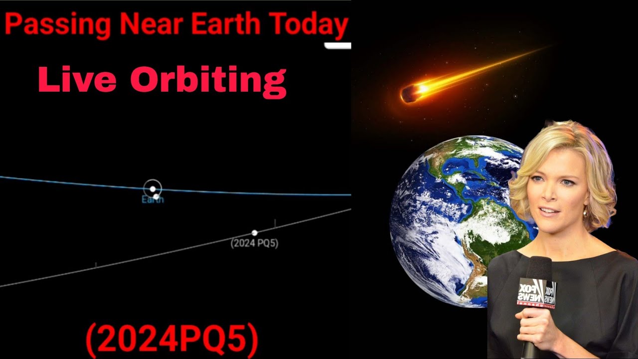 Asteroid passing near earth object 2024PQ5 Today Live Orbiting Asteroid ...