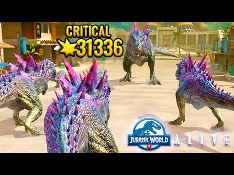 FASTEST MORTEM REX RAID - 3 MORTEMS IN 3 TURNS (JURASSIC WORLD ALIVE ...
