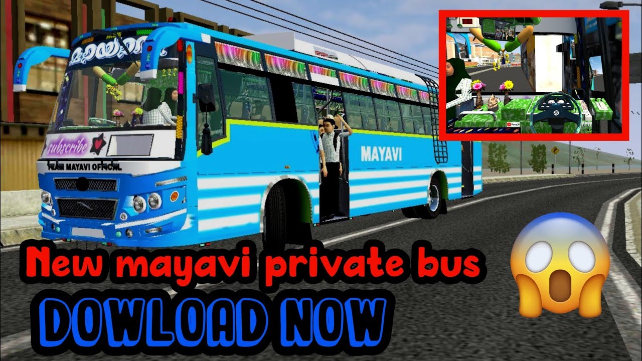 New kerala mayavi private bus mod for bus simulator indonesia - YouTube