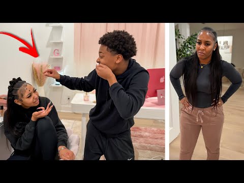 Brother REACTS to Big Sister's NEW HAIRSTYLE, He Instantly Regrets It