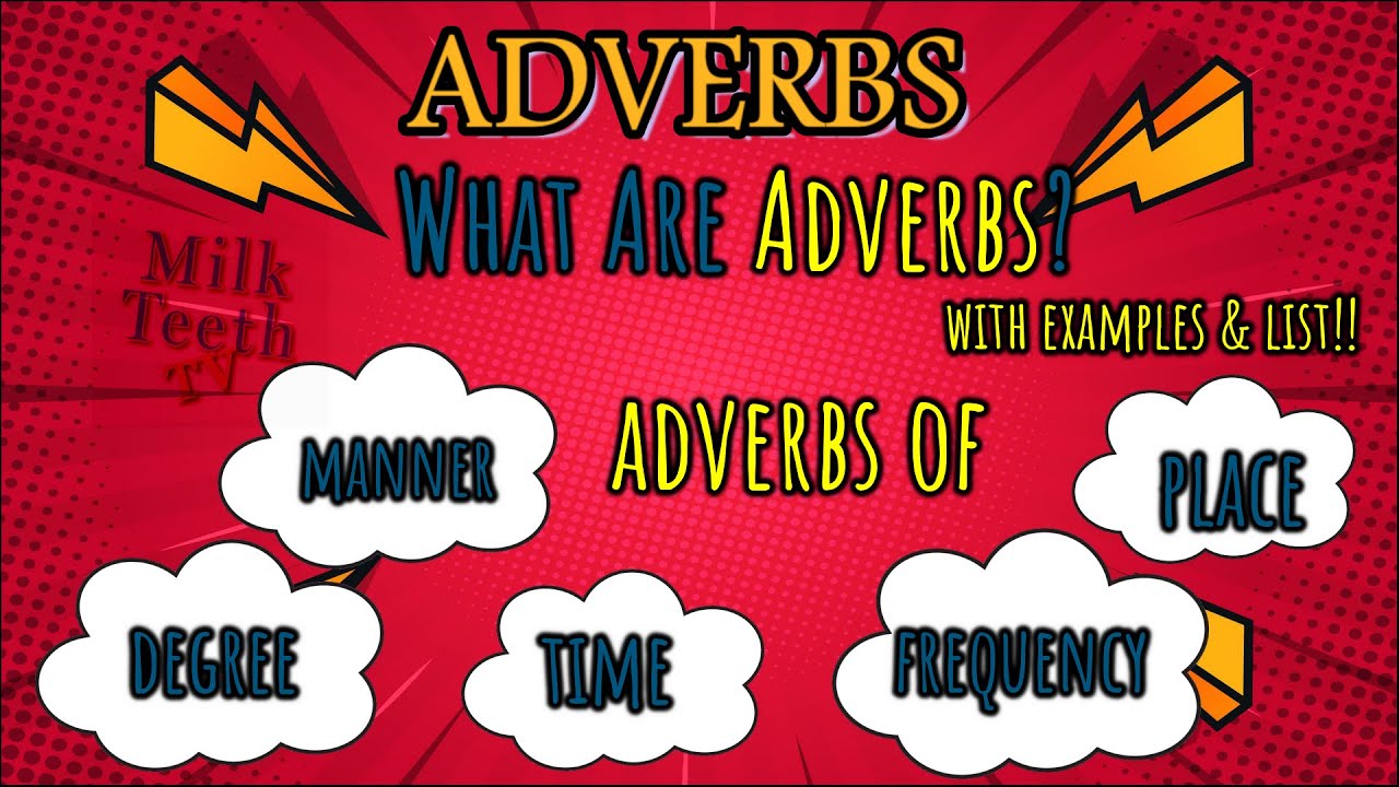 Adverbs What Is An Adverb Useful Grammar Rules List Free Adverbs Of