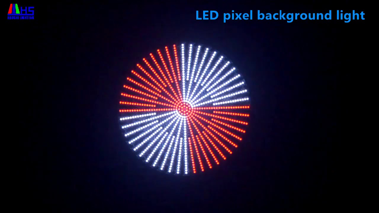 LED pixel background light - YouTube