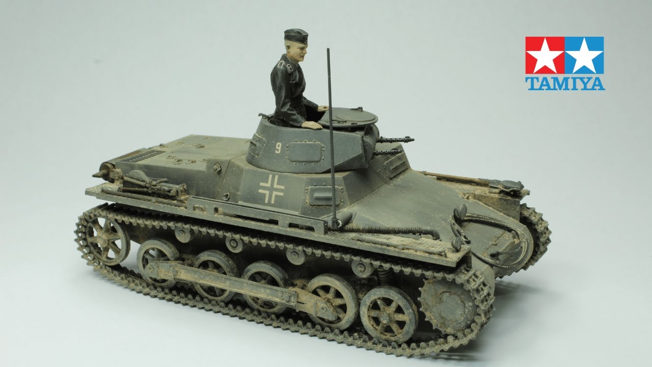 Tamiya 1/35 Panzer 1 B | Painting & Weathering - YouTube