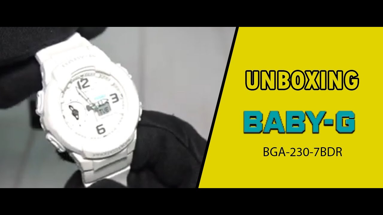 JAM TANGAN CASIO BABY-G BGA 230 7BDR / BGA-230-7BDR UNBOXING ...