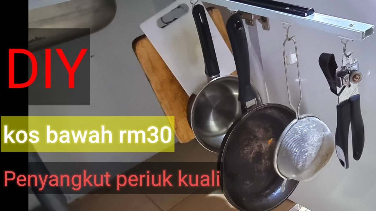 DIY tempat gantung kuali periuk - YouTube