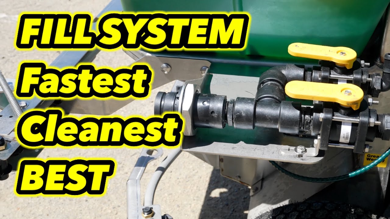 FASTEST and CLEANEST Way To Refill a Ride on Sprayer - YouTube