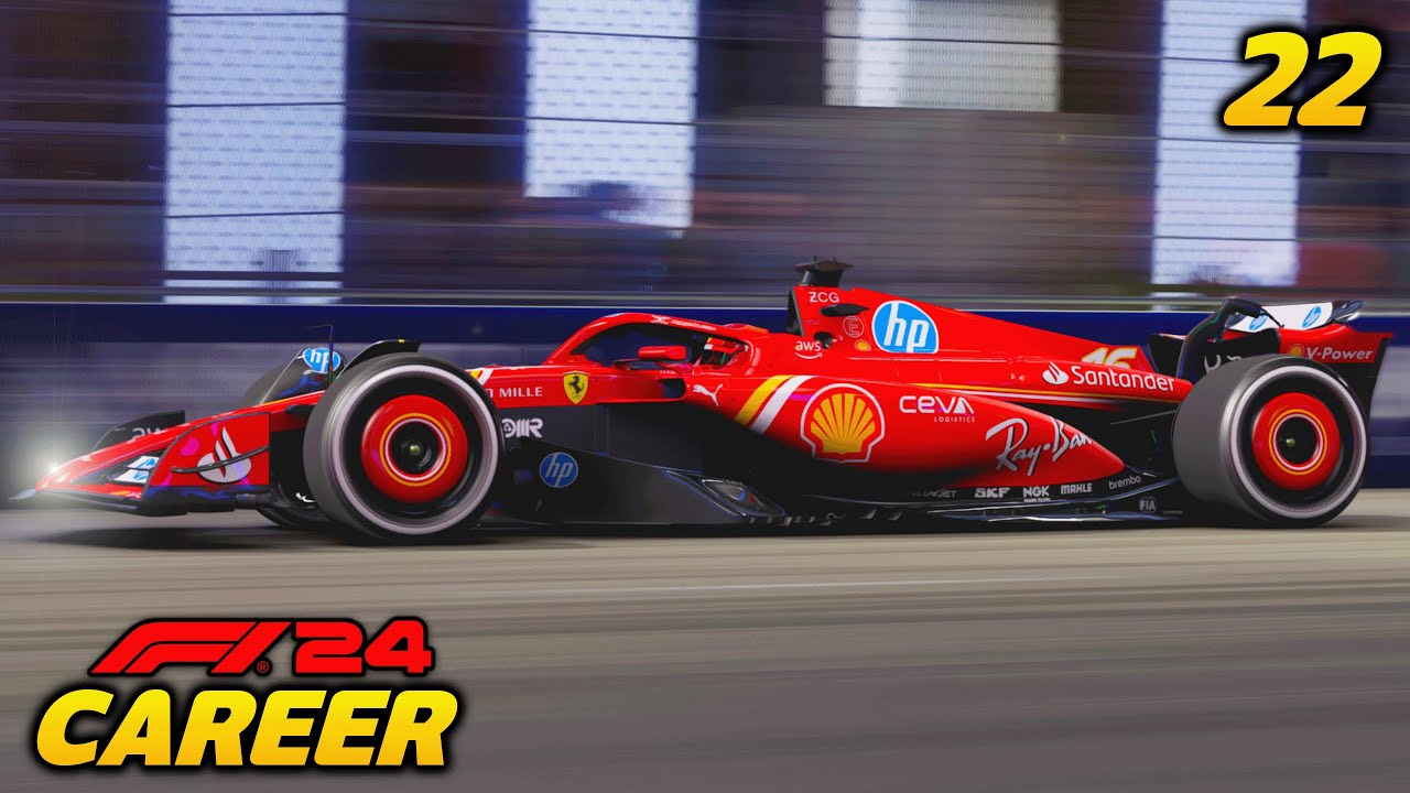 INSANE VEGAS RACE. DRIVERS ANGRY - F1 24 Career Mode: Part 22 - YouTube