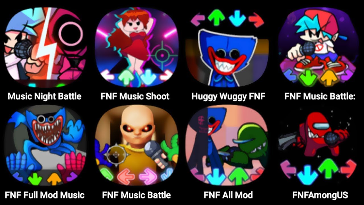 Music Night Battle, Friday Night Funkin' , FNF Music Shoot: Waifu ...