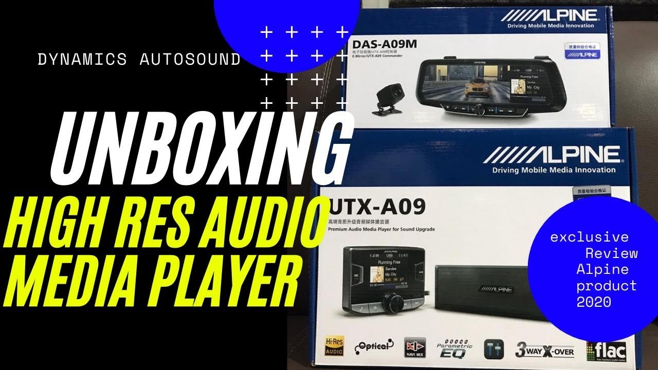UNBOXING HEAD UNIT ALPINE UTX A09 DAN ALPINE DAS A09M - YouTube