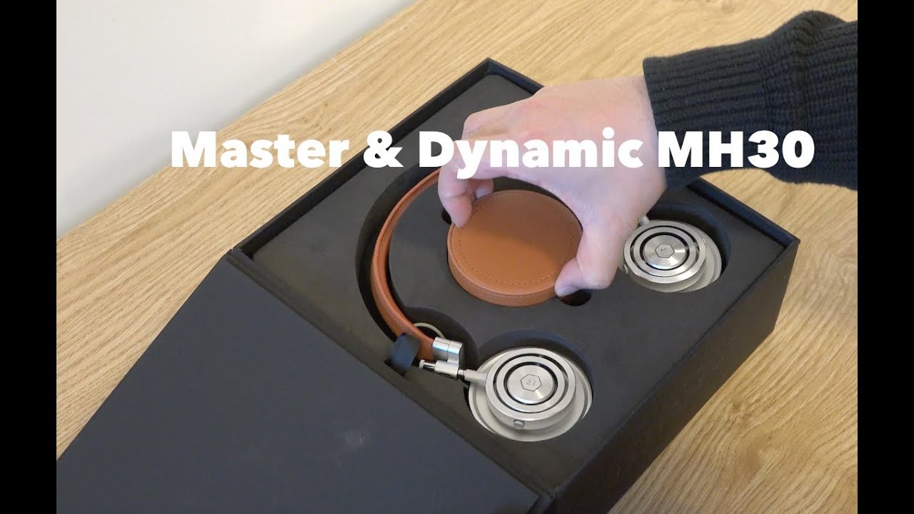 Master & Dynamic MH30 On-ear Headphones Unboxing - YouTube