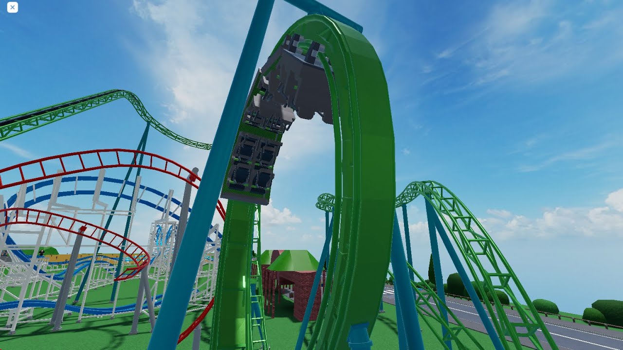 The Riddler Mindbender Recreation Six Flags Over Georgia Theme Park ...