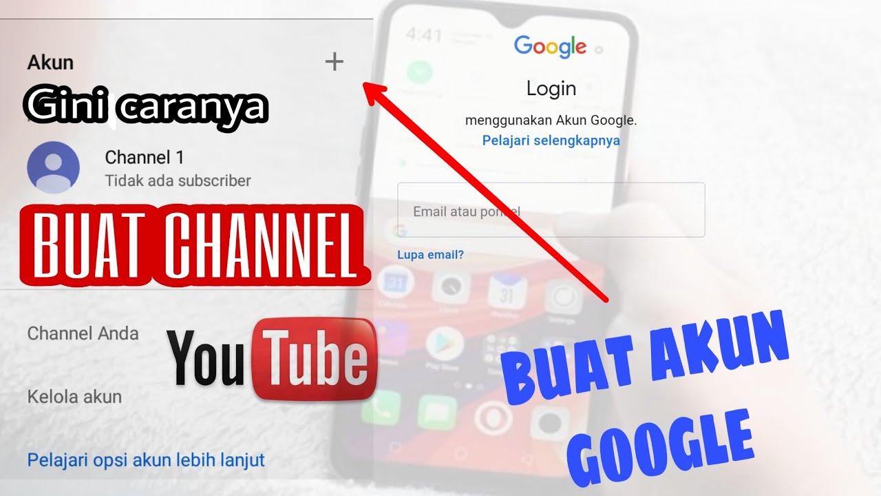 Create Akun Google dan Channel Youtube - YouTube